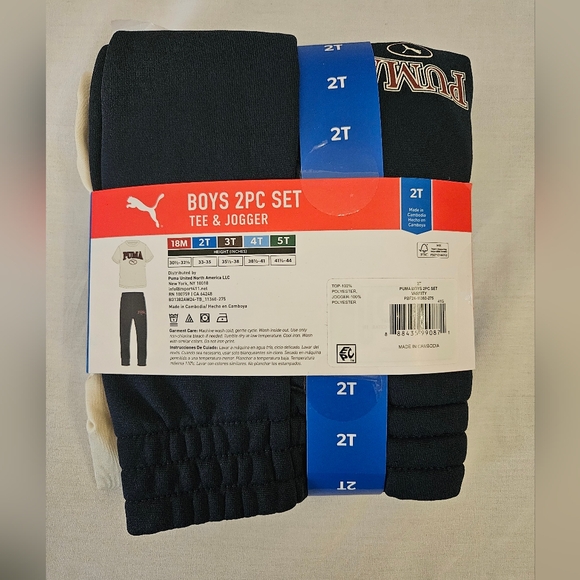 Puma | Matching Sets | Puma 2t Boys 2 Piece Active Set | Poshmark